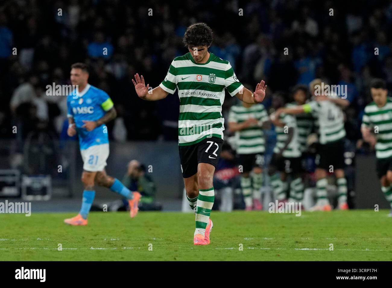 Naples, Italy. 1 Oct, 2025. Eduardo Quaresma of Sporting CP during the ...