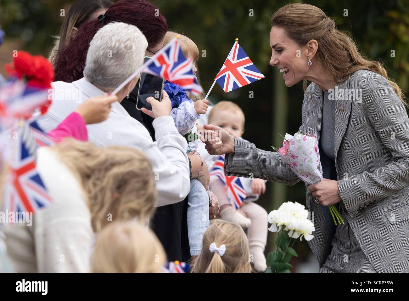 Britain's Kate, Princess of Wales, and Royal Honorary Air Commodore ...