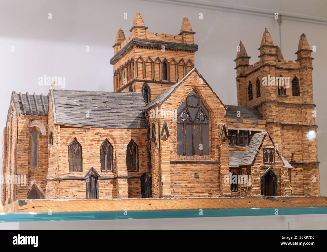 Model of wimborne minster church hi-res stock photography and images ...