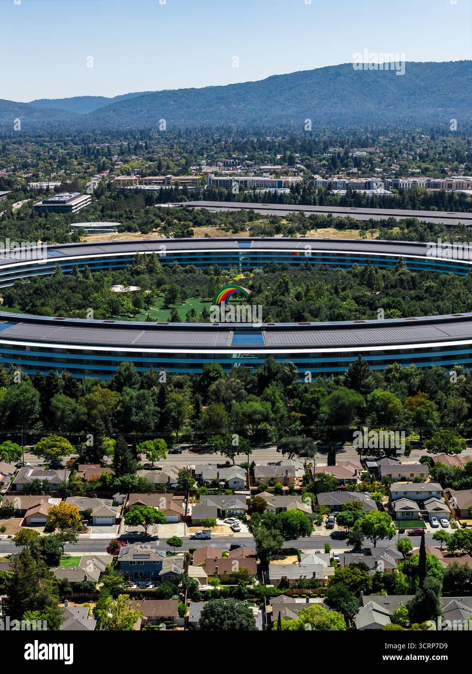 Aerial view apple parks hi-res stock photography and images - Alamy
