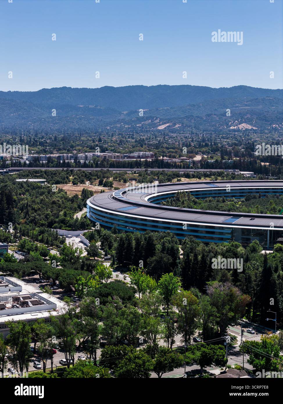Aerial view apple parks hi-res stock photography and images - Alamy