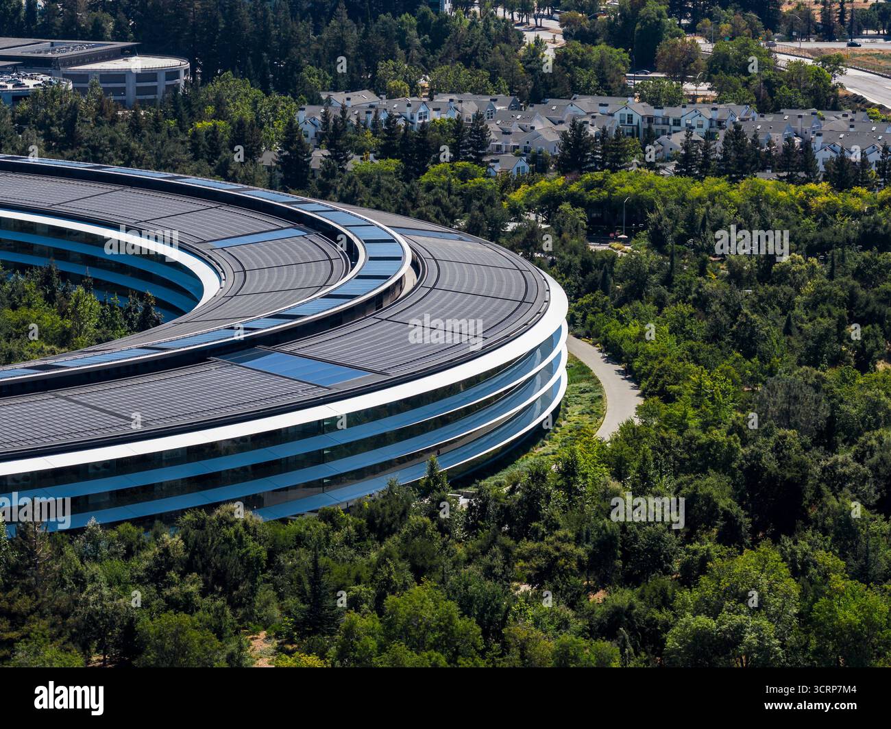 Aerial view apple parks hi-res stock photography and images - Alamy