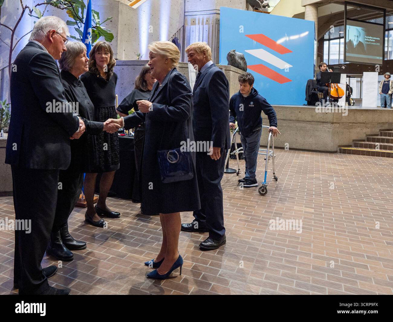 Former Quebec Premier Pauline Marois, right and her husband Claude ...