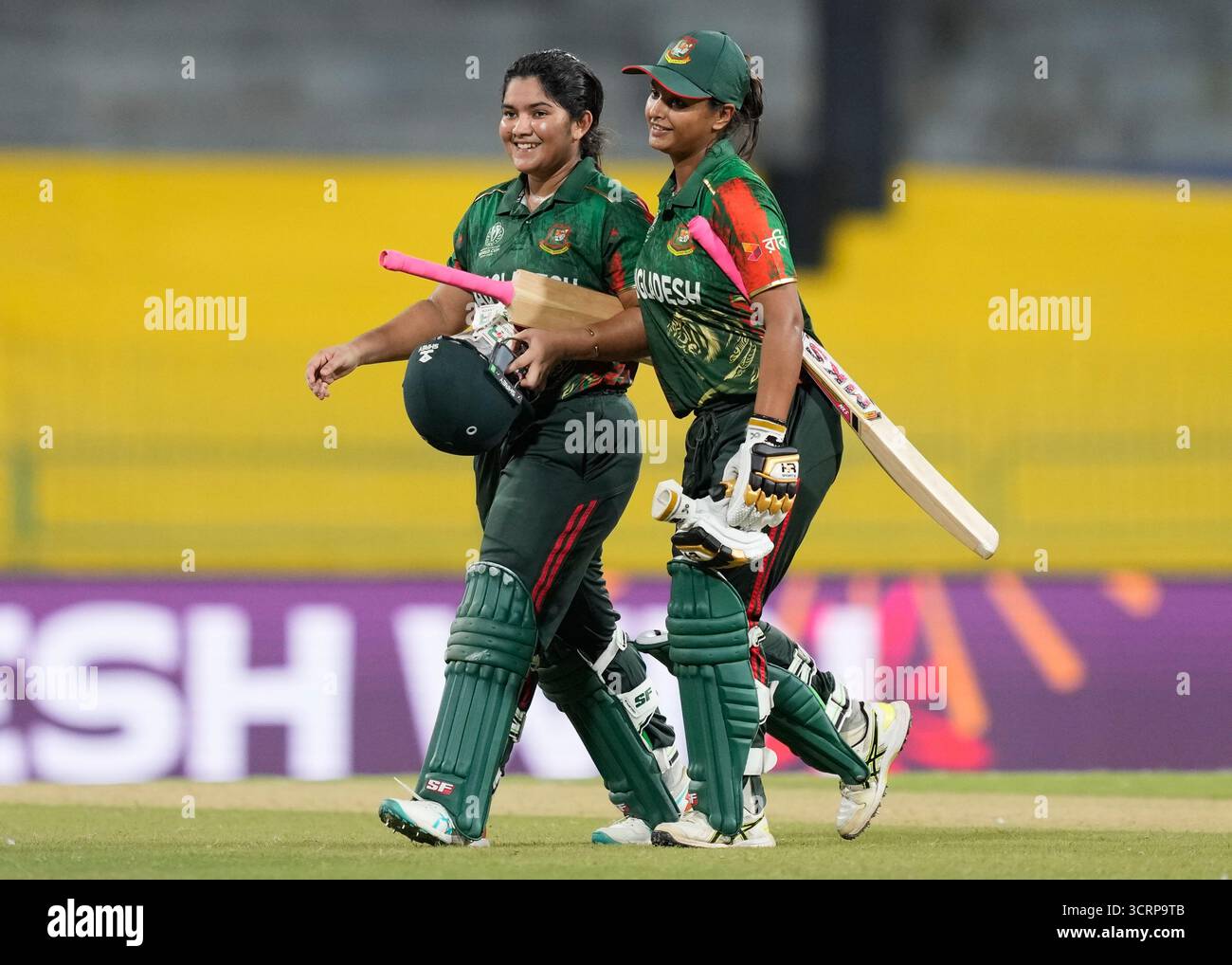 Bangladesh's Rubya Haider, left, and Sobhana Mostary celebrate their ...