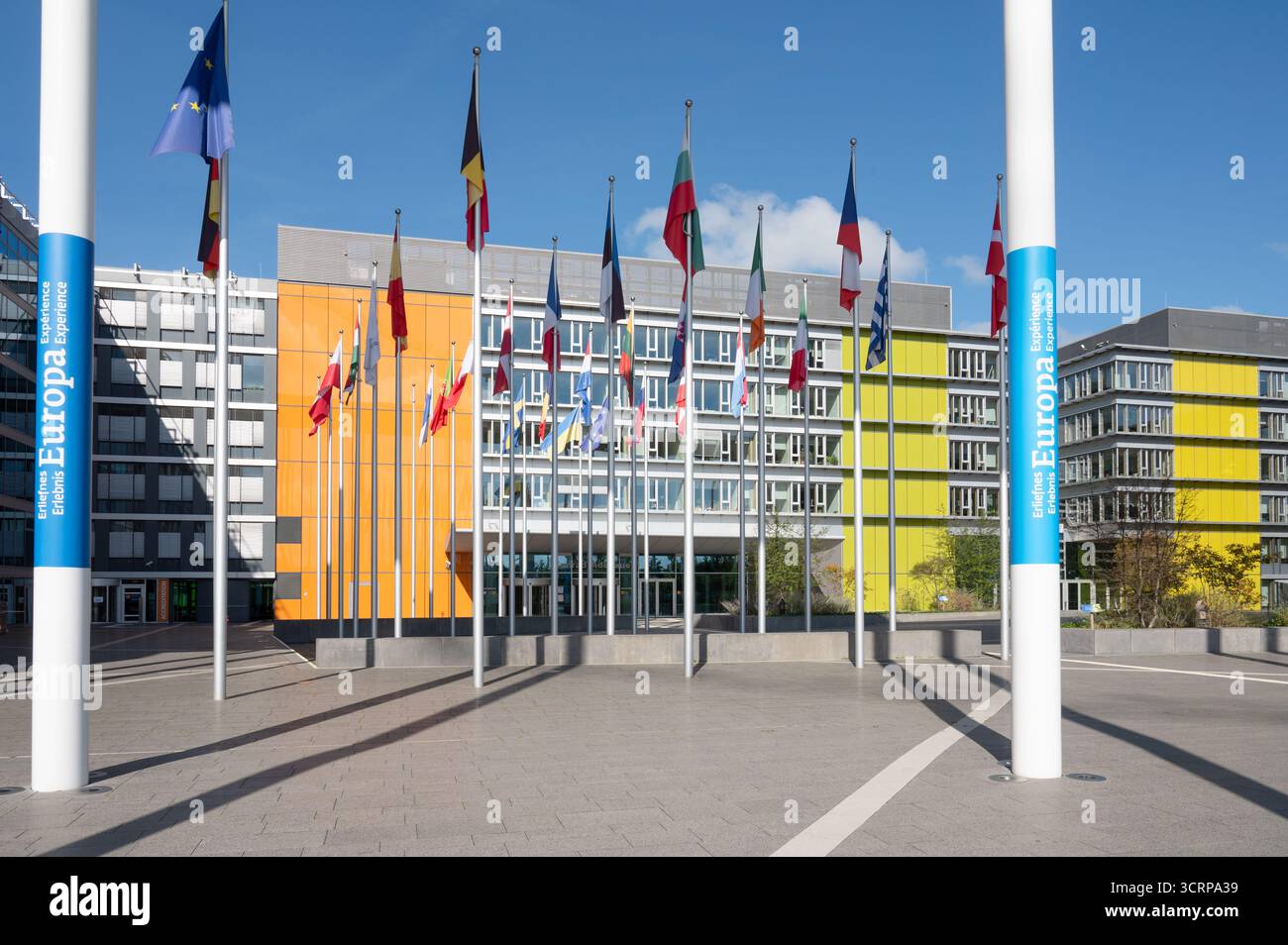 European Parliament Secretariat in Luxembourg city, Kirchberg district ...