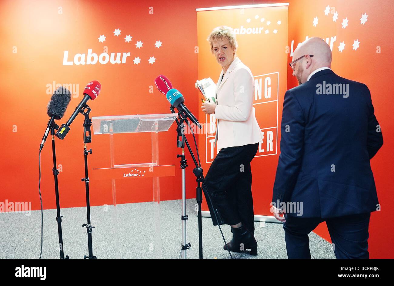 Labour leader Ivana Bacik (left) and Labour finance spokesperson Ged ...