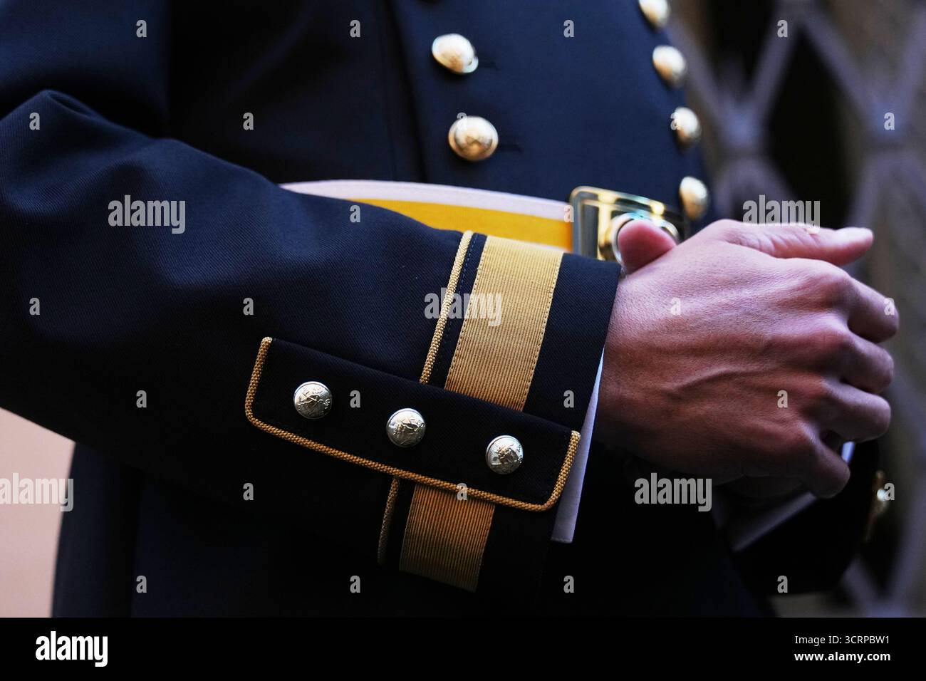 Lieutenant Colonel Loic Marc Rossier poses for reporters during the ...