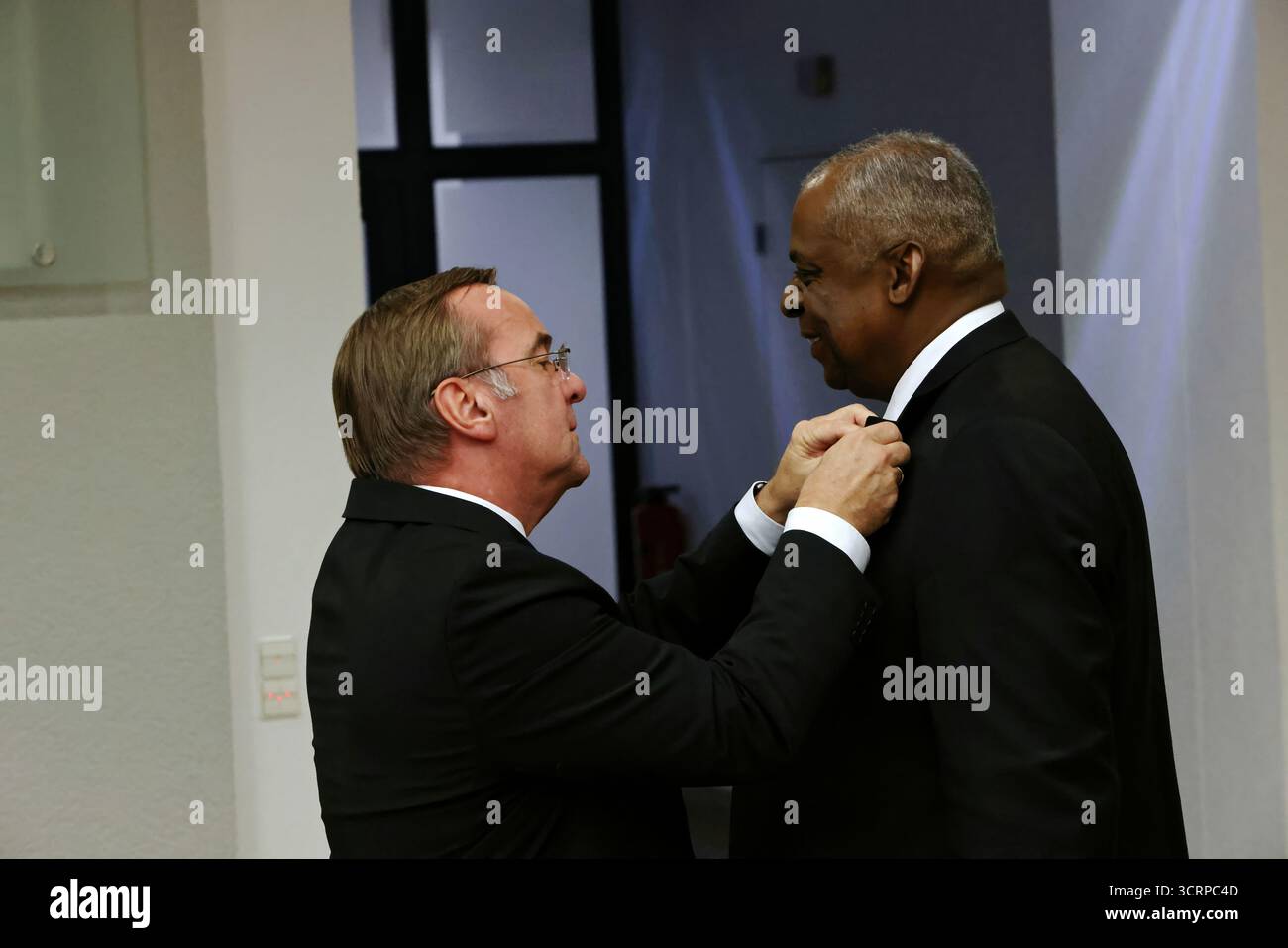 Federal Minister of Defense Boris Pistorius and Lloyd James Austin III ...