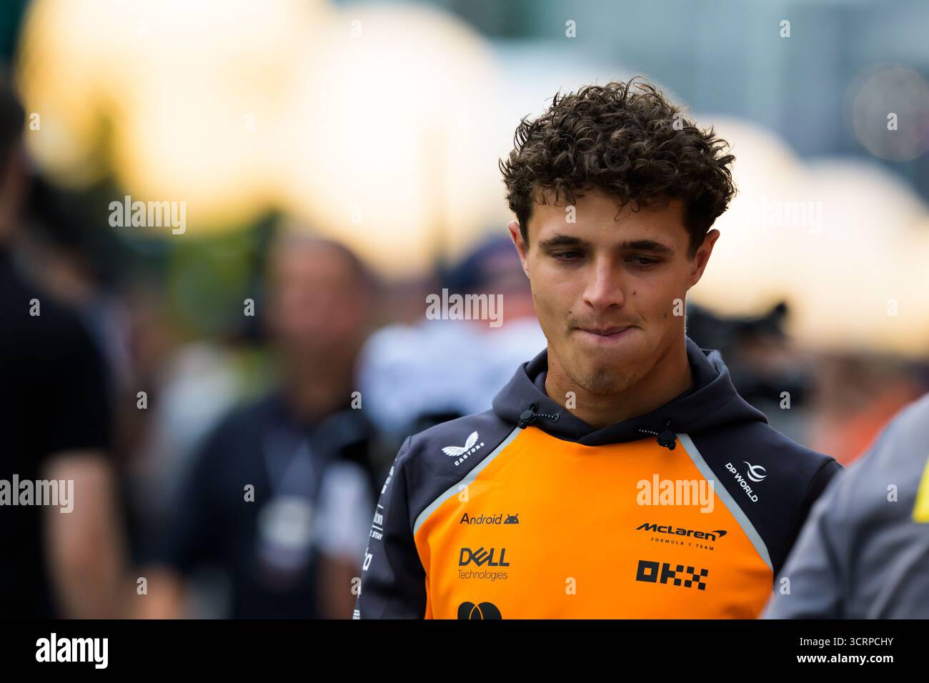 Marina Bay Street Circuit, Singapore. 2nd Oct 2025. Lando Norris of ...