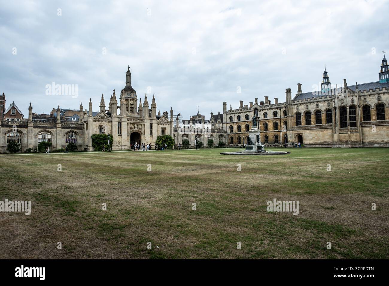 King’s College Front Court and Chapel Entrance, Cambridge Stock Photo ...