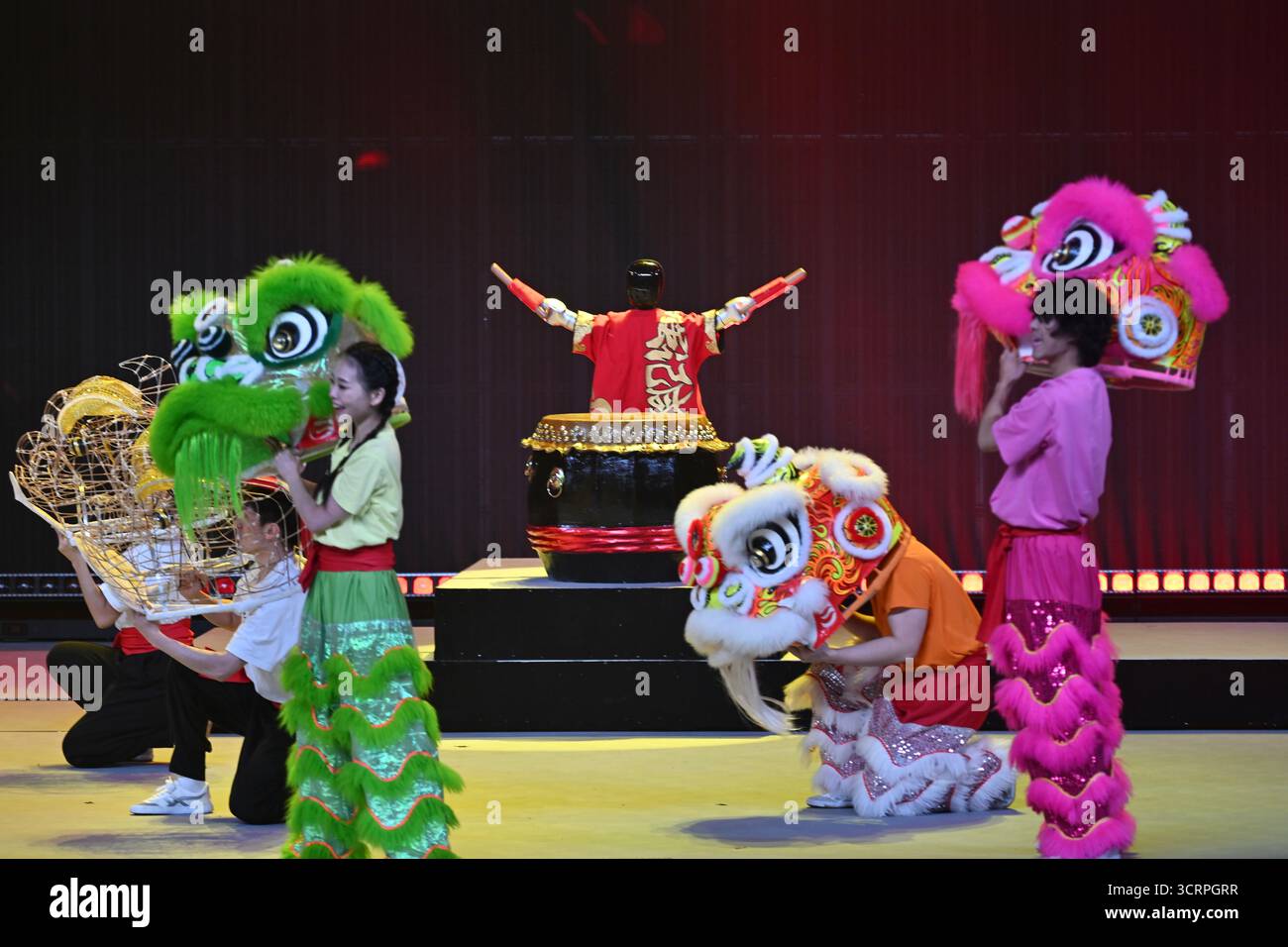 China's Unitree Robotics performancing on the stage at China’s National ...