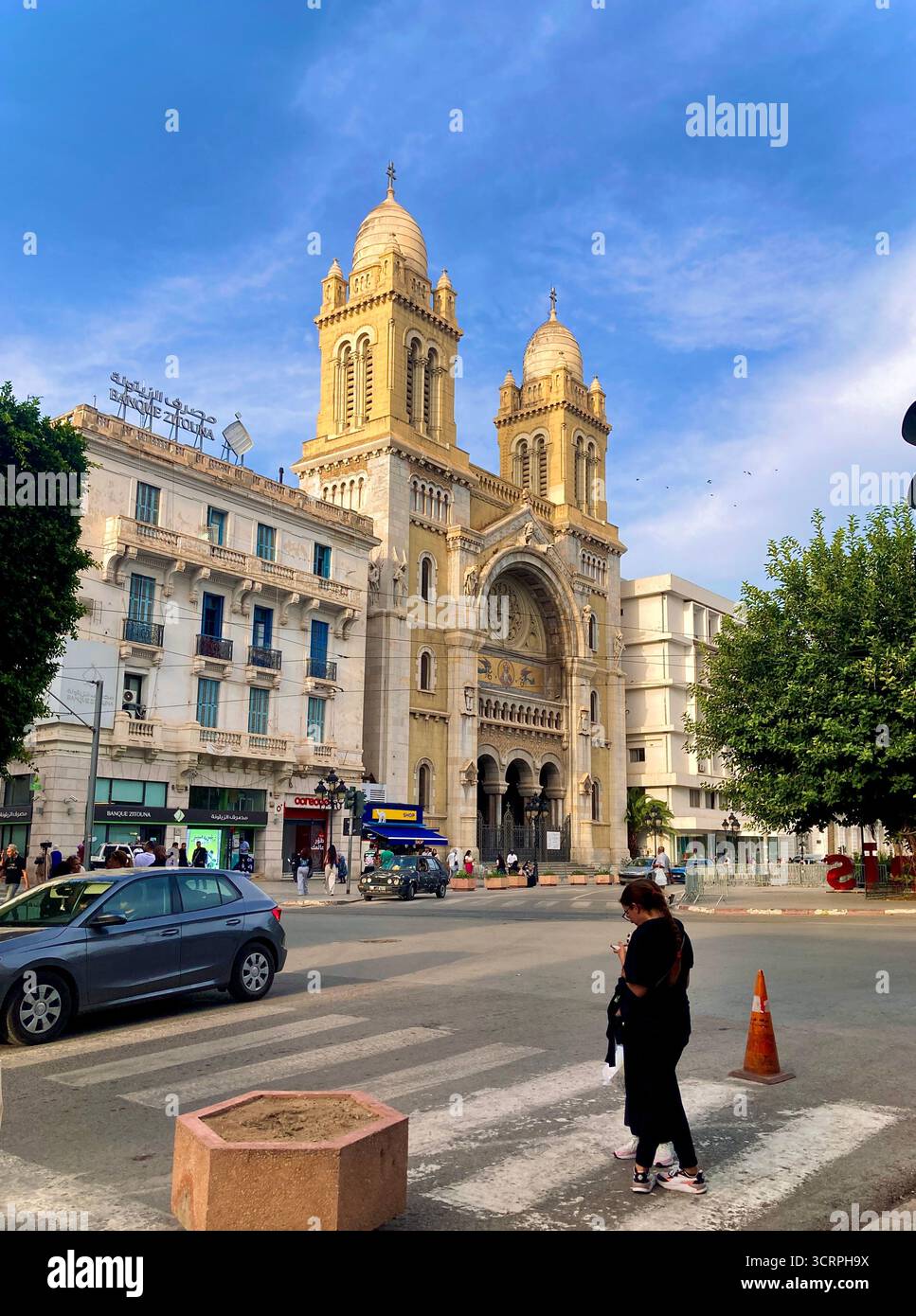 Cathedral of St. Vincent de Paul in Tunis, Tunisia—Romanesque and ...