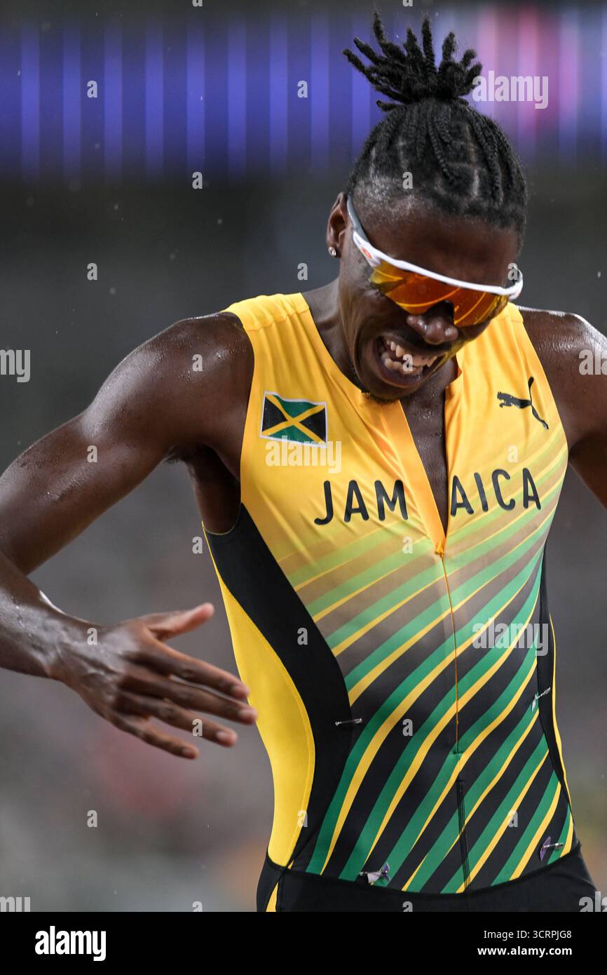 Navasky Andeerson of Jamiaca competing in the men’s 800m semi-final ...
