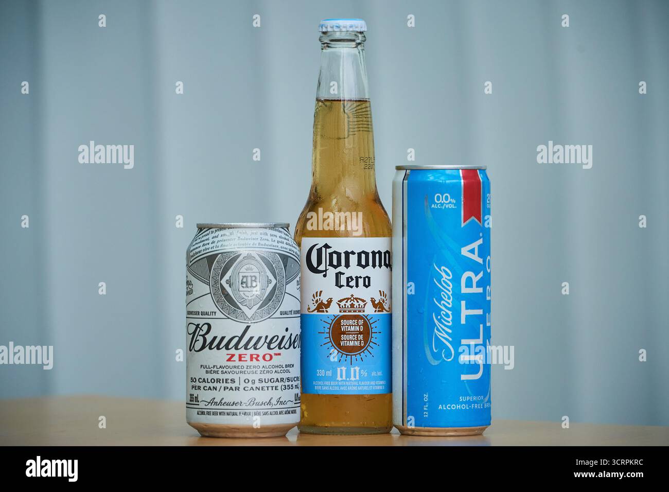 Budweiser Zero, Corona Cero and Michelob ULTRA Zero non-alcoholic beers ...