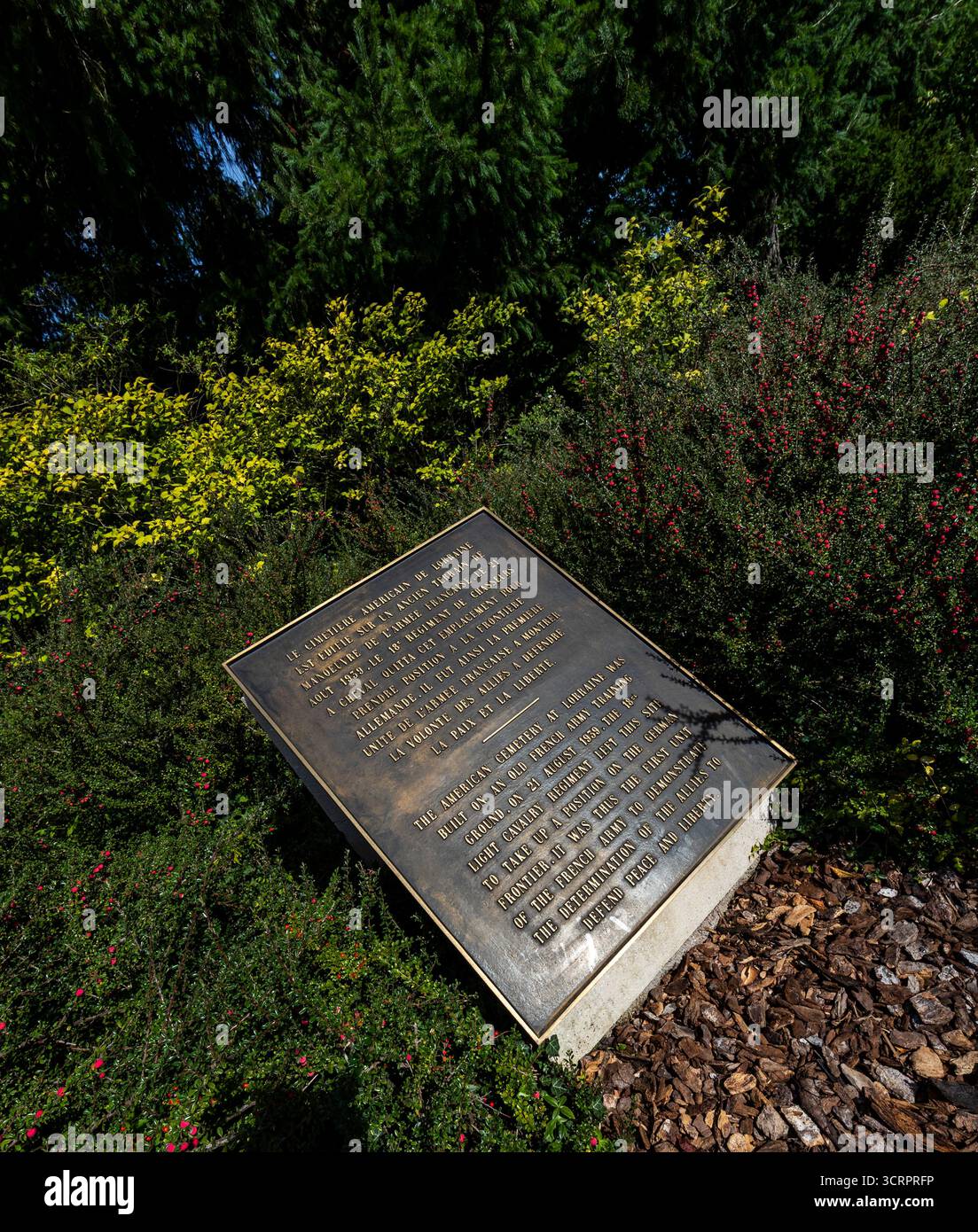 Lorraine American Cemetary and Memorial, St Arvold, France Stock Photo ...