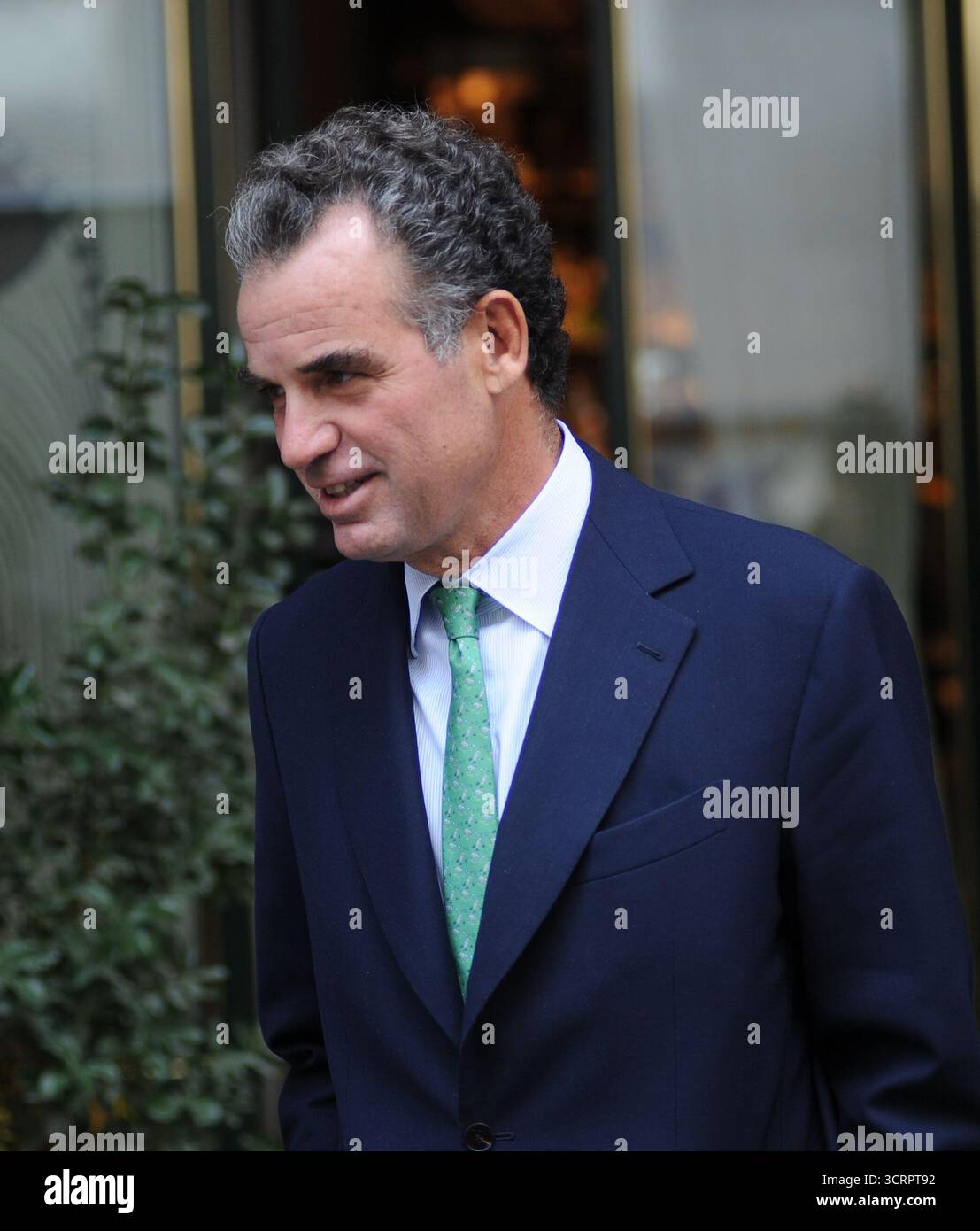 Milan, Nino Tronchetti Provera leaves Sant'Ambroeus after having lunch ...