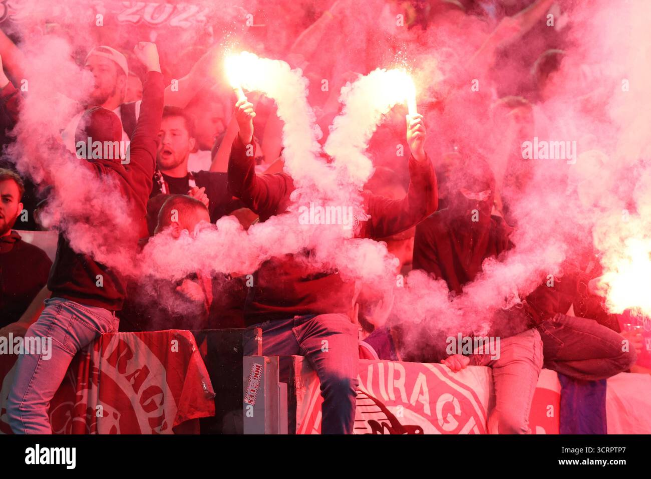 Rome, Italy. 02nd Oct, 2025. Rome, Italy - October 2, 2025: Lille fan ...