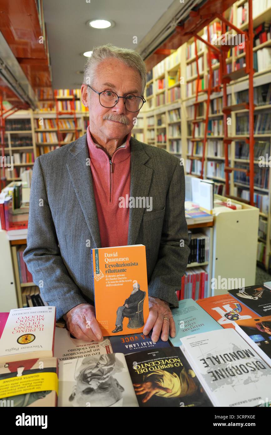 Milan, presentation of David Quammen's book 'The Reluctant Evolutionist ...