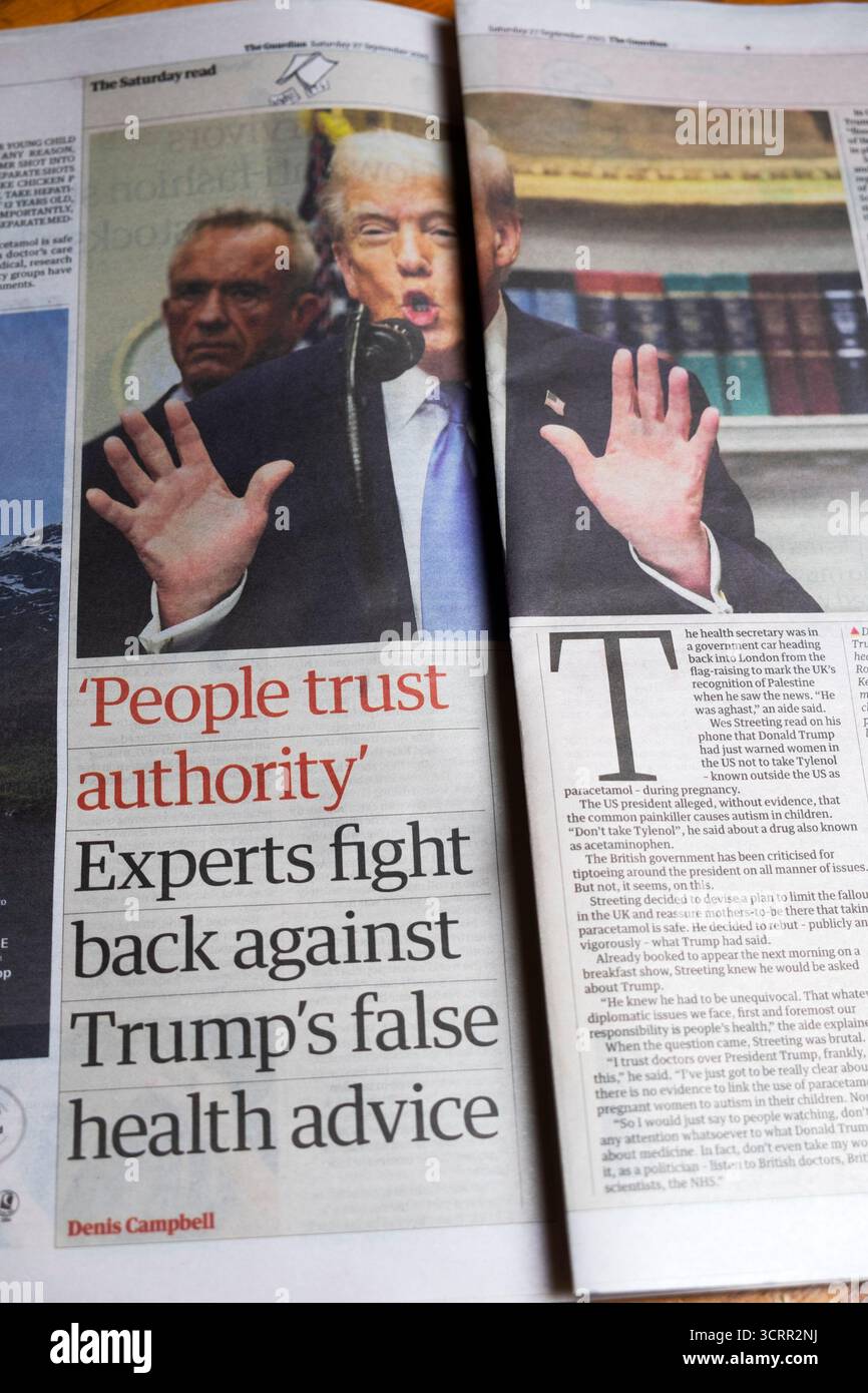 'People trust authority' Experts fight back against Trump 's false ...