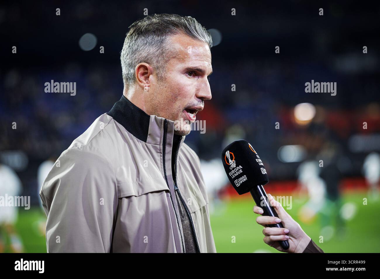 ROTTERDAM - (L-R) Feyenoord coach Robin van Persie during the Europa ...