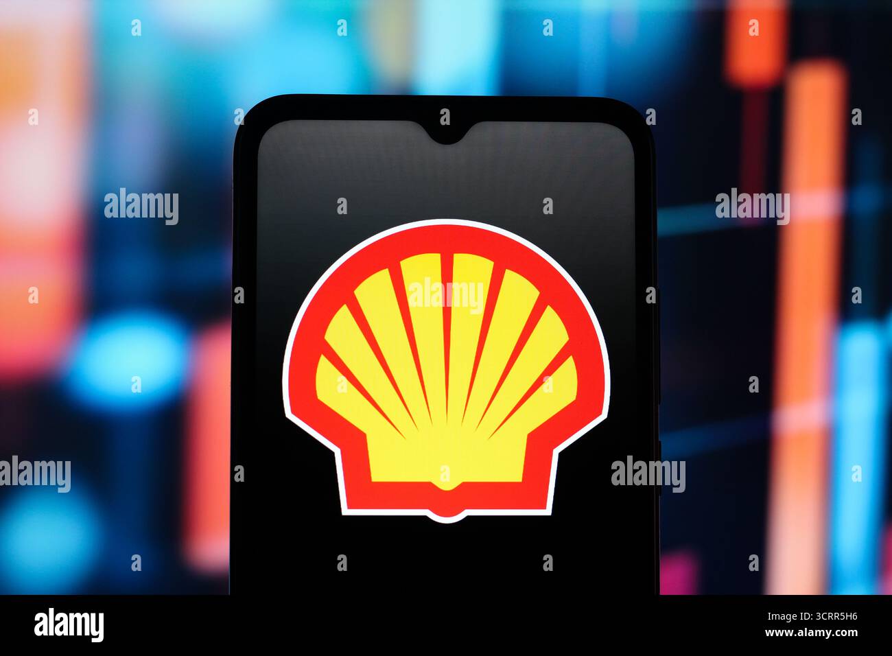 Canada. 2nd Oct, 2025. In this photo illustration, the Shell logo is ...
