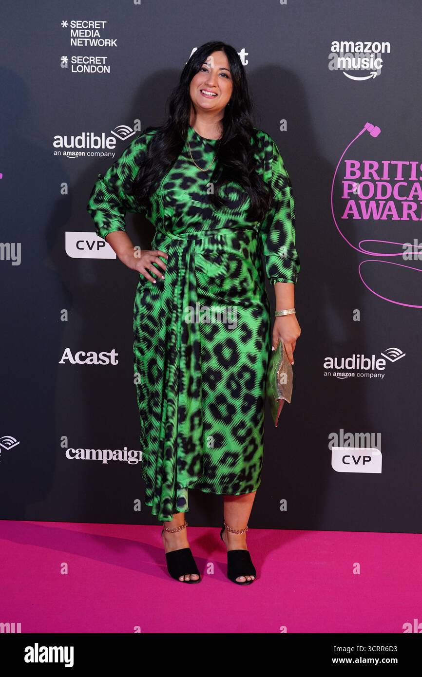 Coco Khan attends The British Podcast Awards, at Indigo at The O2 ...