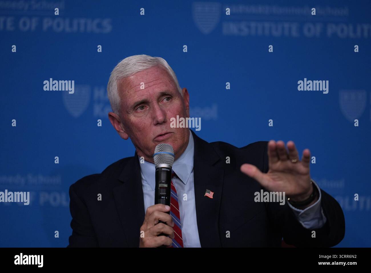 Former Vice President Mike Pence at Harvard Kennedy School's John F ...
