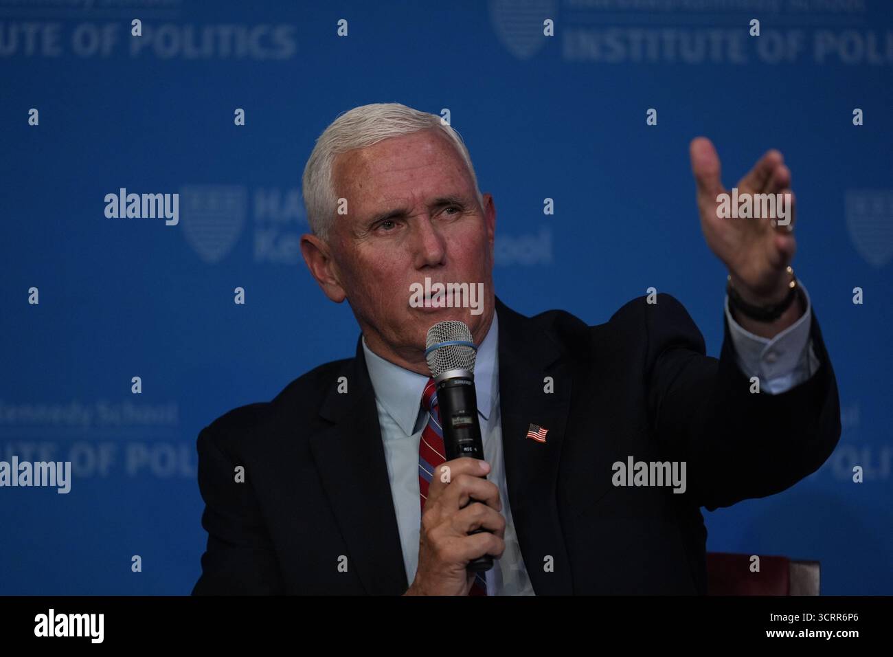 Former Vice President Mike Pence at Harvard Kennedy School's John F ...