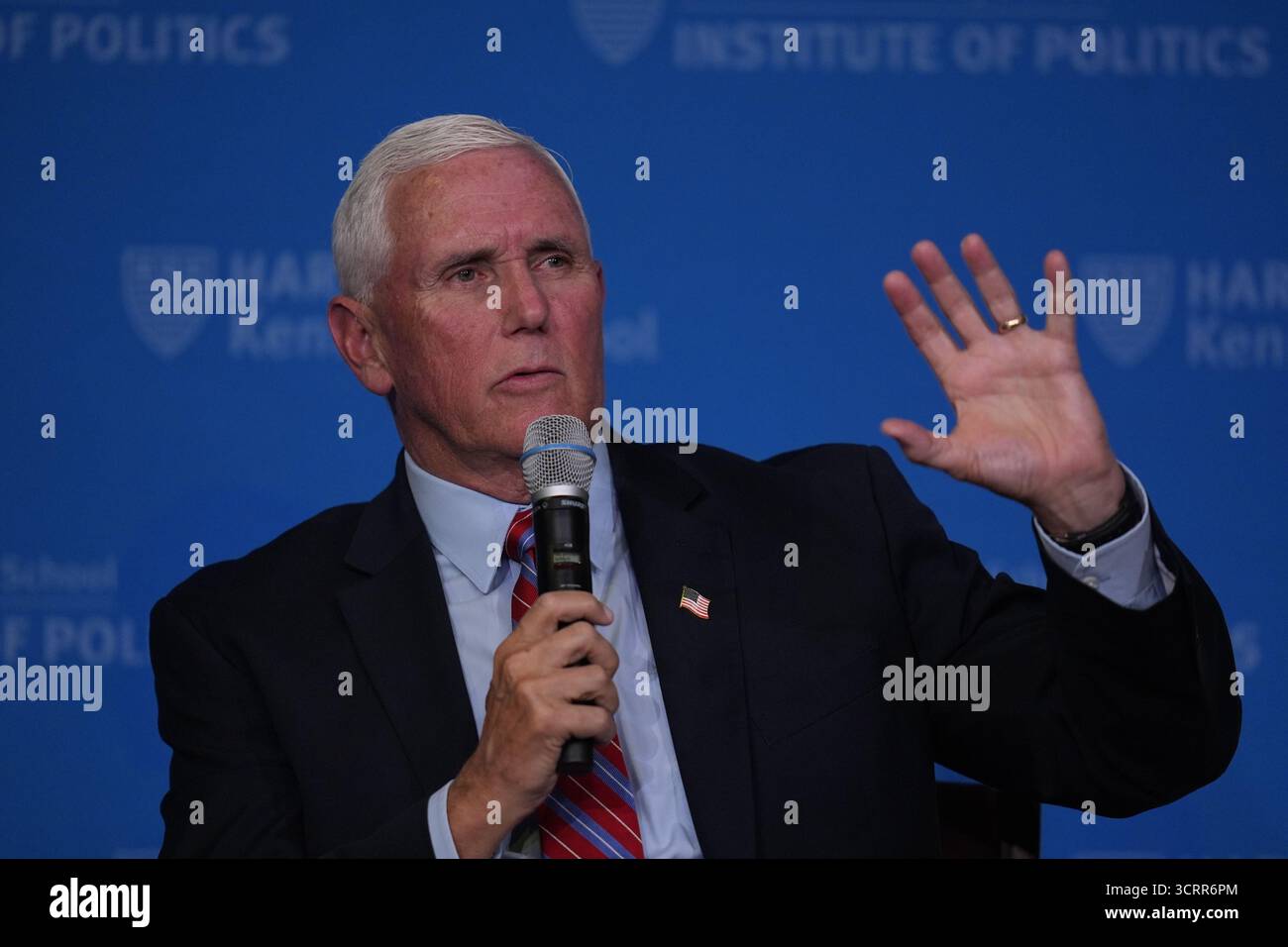 Former Vice President Mike Pence at Harvard Kennedy School's John F ...