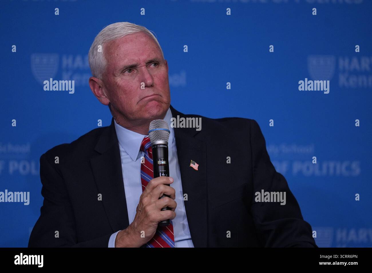 Former Vice President Mike Pence at Harvard Kennedy School's John F ...
