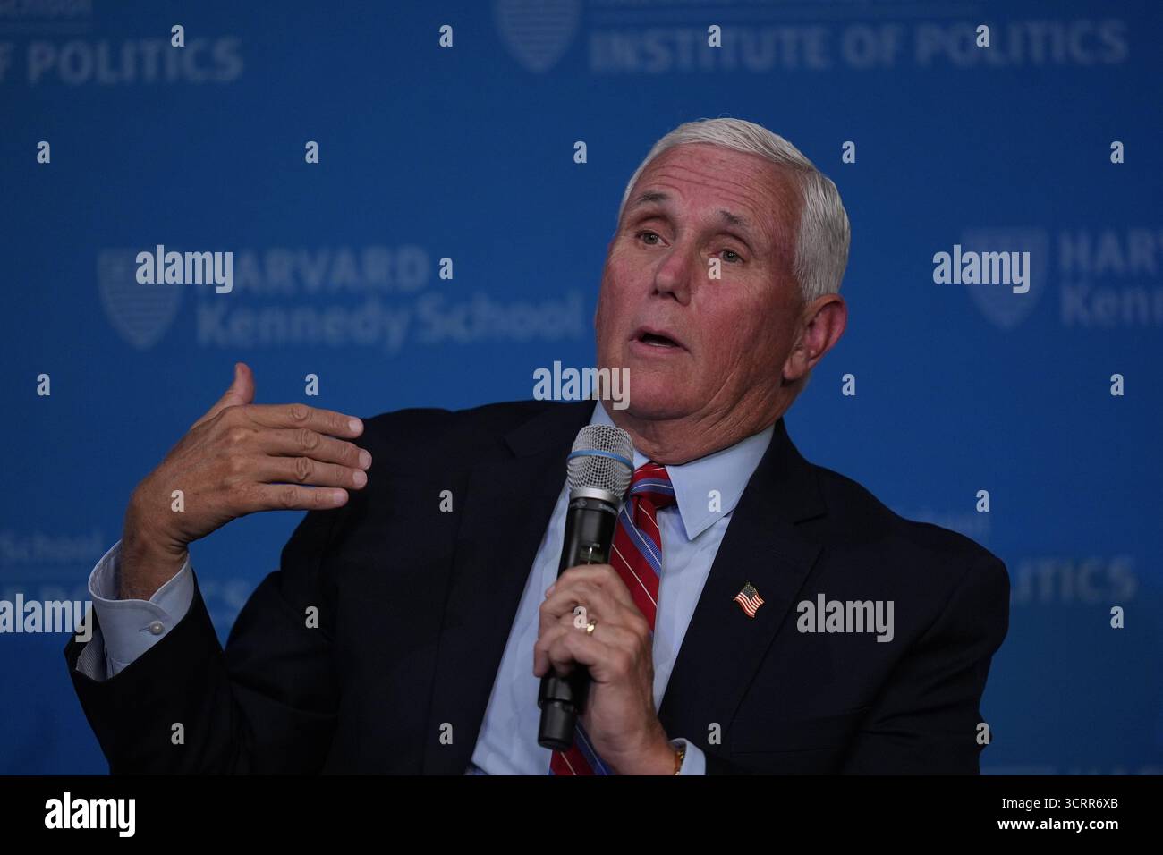 Former Vice President Mike Pence at Harvard Kennedy School's John F ...