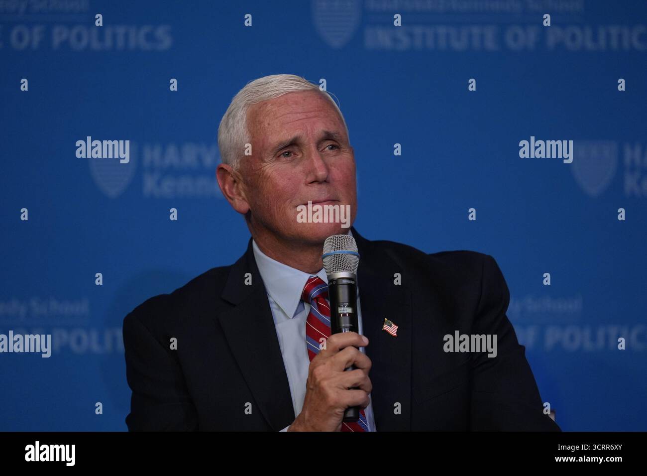Former Vice President Mike Pence at Harvard Kennedy School's John F ...