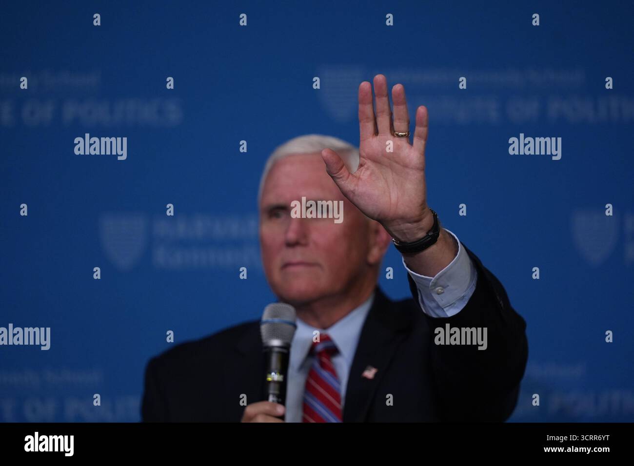 Former Vice President Mike Pence at Harvard Kennedy School's John F ...