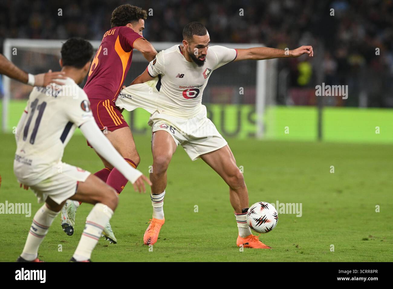 Roma, Italy, 2 October ,2025 Neil El Aynaoui of AS Roma competes for ...