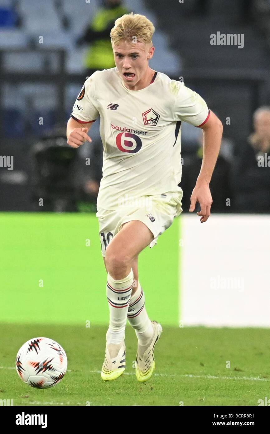 Roma, Italy, 2 October ,2025 Hákon Arnar Haraldsson of LOSC Lille in ...