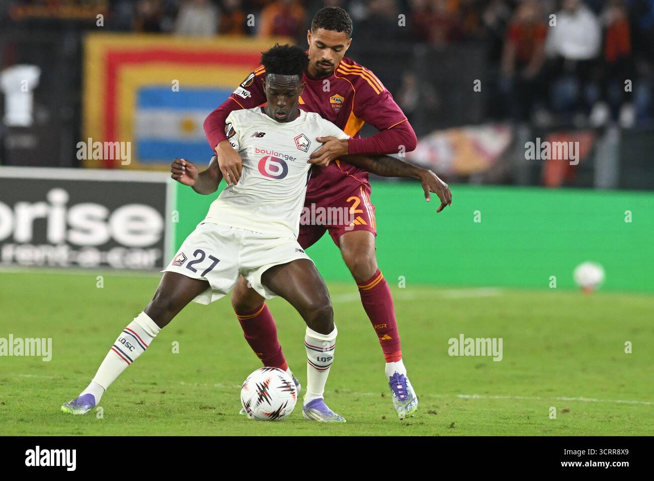 Roma, Italy, 2 October ,2025 Devyne Rensch of AS Roma competes for the ...