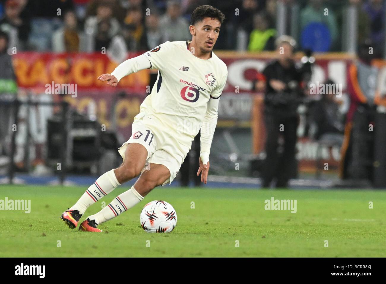 Roma, Italy, 2 October ,2025 Osame Sahraoui of of LOSC Lille in action ...