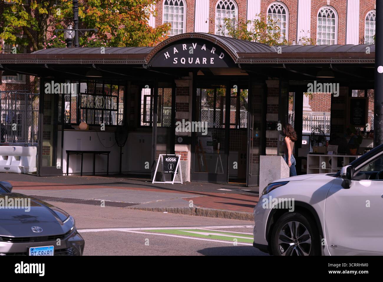 Harvard Square, Tuesday, Sept. 30, 2025, in Cambridge, Mass. (AP Photo ...