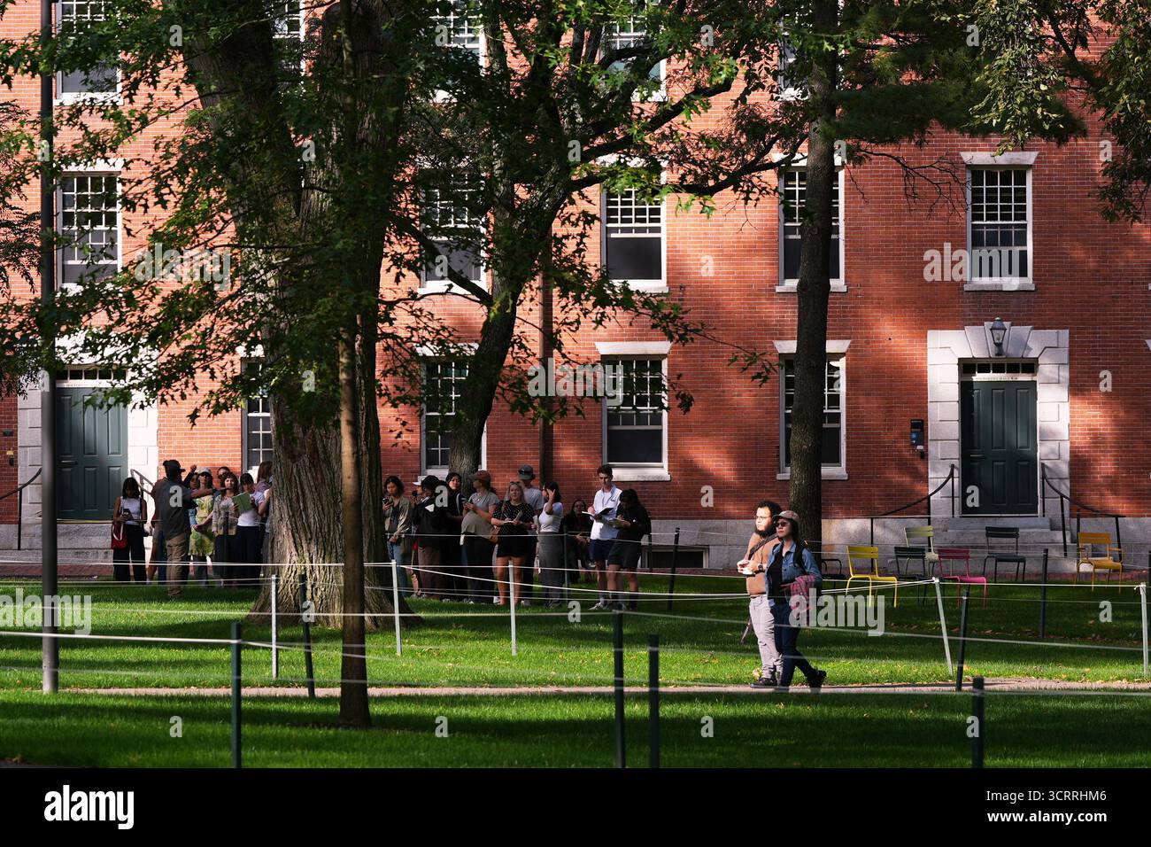 Harvard Yard at Harvard University, Tuesday, Sept. 30, 2025, in ...