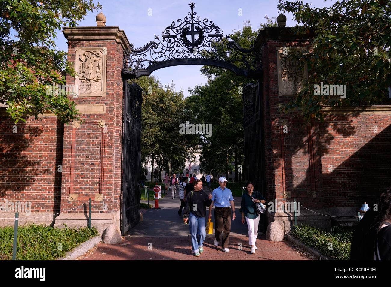 The gates of Harvard Yard at Harvard University, Tuesday, Sept. 30 ...