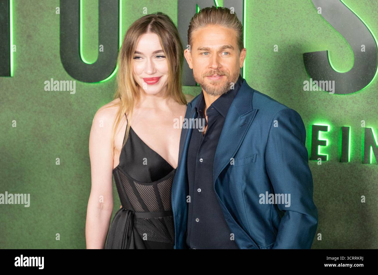 Morgana McNelis and Charlie Hunnam attend premiere of Netflix 'Monster ...
