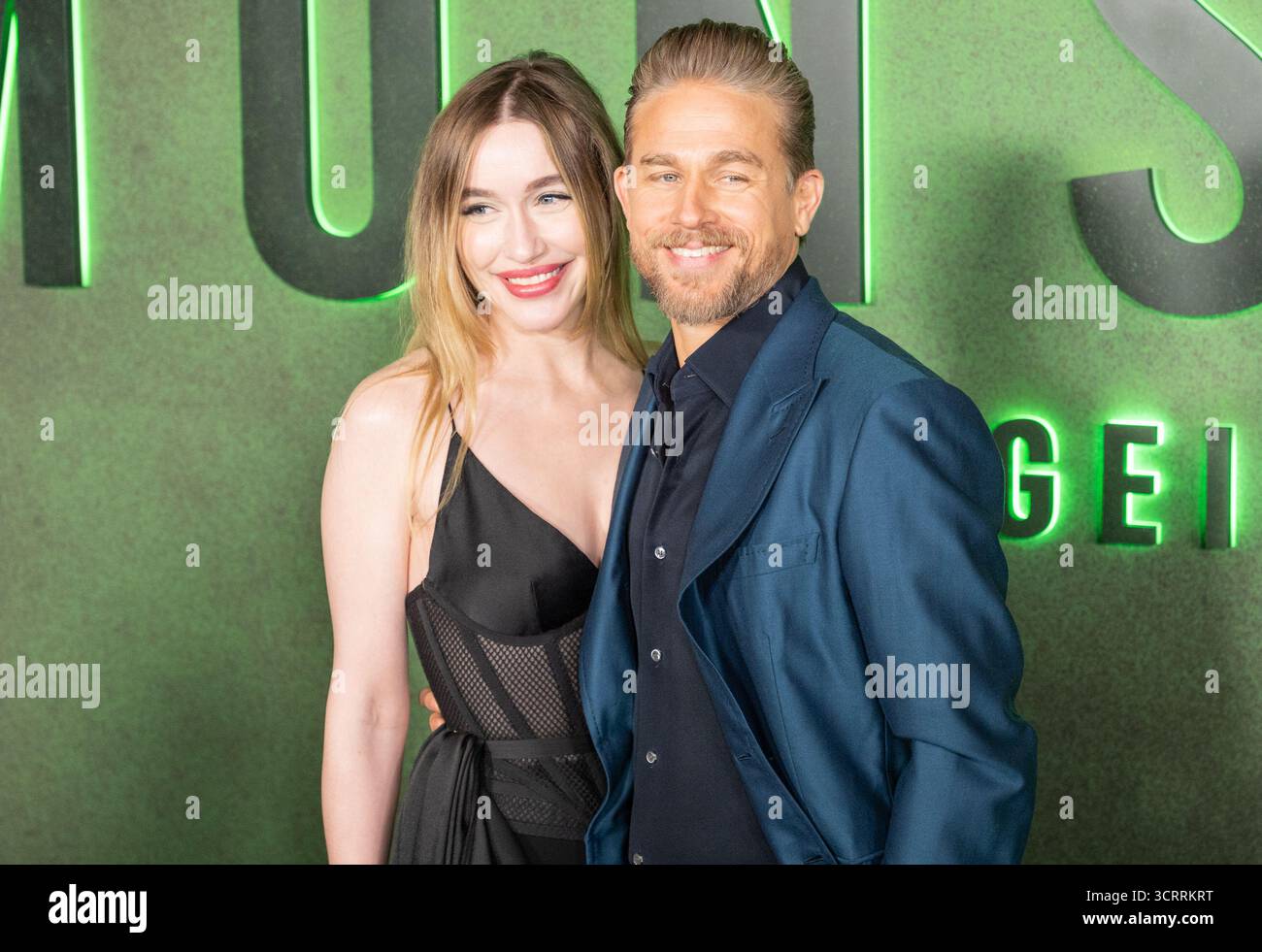 Morgana McNelis and Charlie Hunnam attend premiere of Netflix 'Monster ...