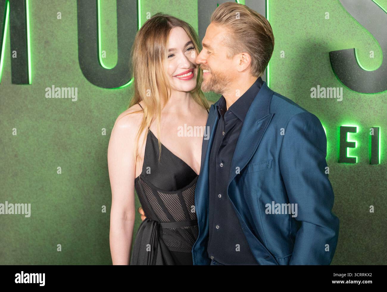 Morgana McNelis and Charlie Hunnam attend premiere of Netflix 'Monster ...