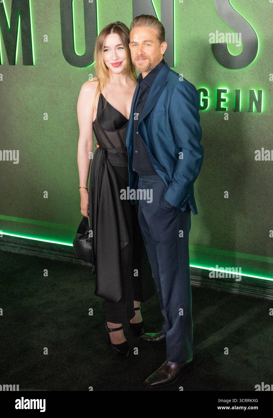 Morgana McNelis and Charlie Hunnam attend premiere of Netflix 'Monster ...