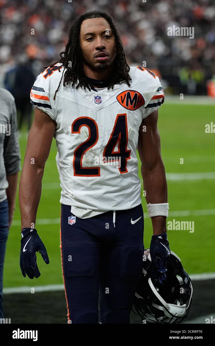 Chicago Bears cornerback Nick McCloud (24) celebrates after an NFL ...