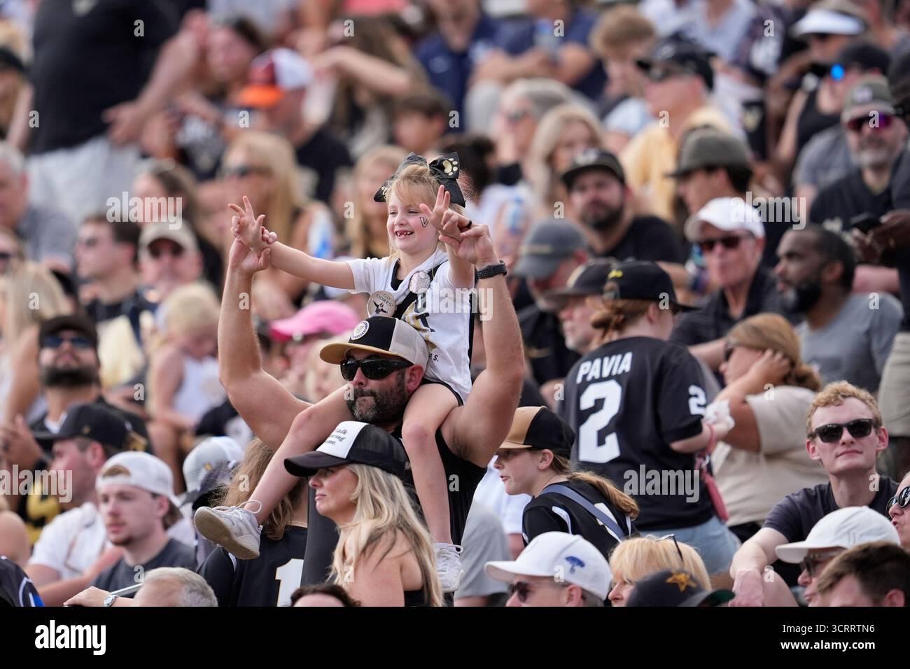 Vanderbilt fans cheer during the second half of an NCAA college ...