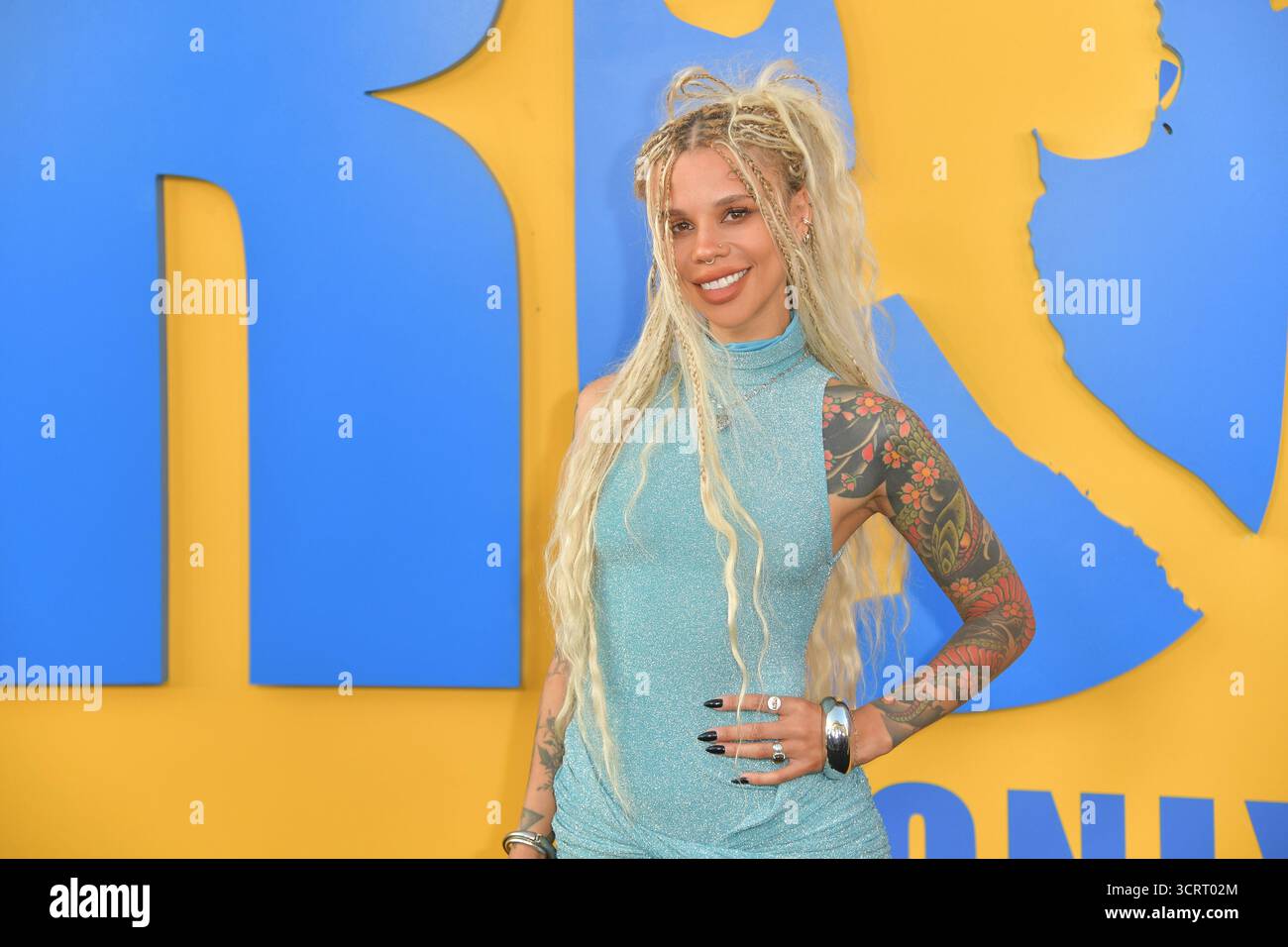 Leigh Moore arrives at the premiere of "Roofman" on Monday, Sept. 29 ...