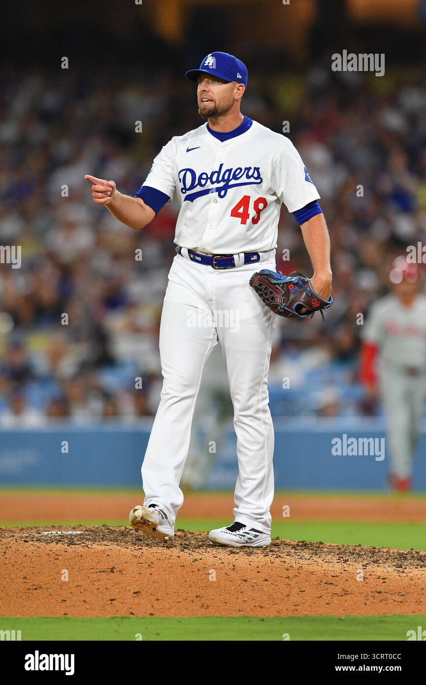 LOS ANGELES, CA - SEPTEMBER 16: Los Angeles Dodgers pitcher Blake ...