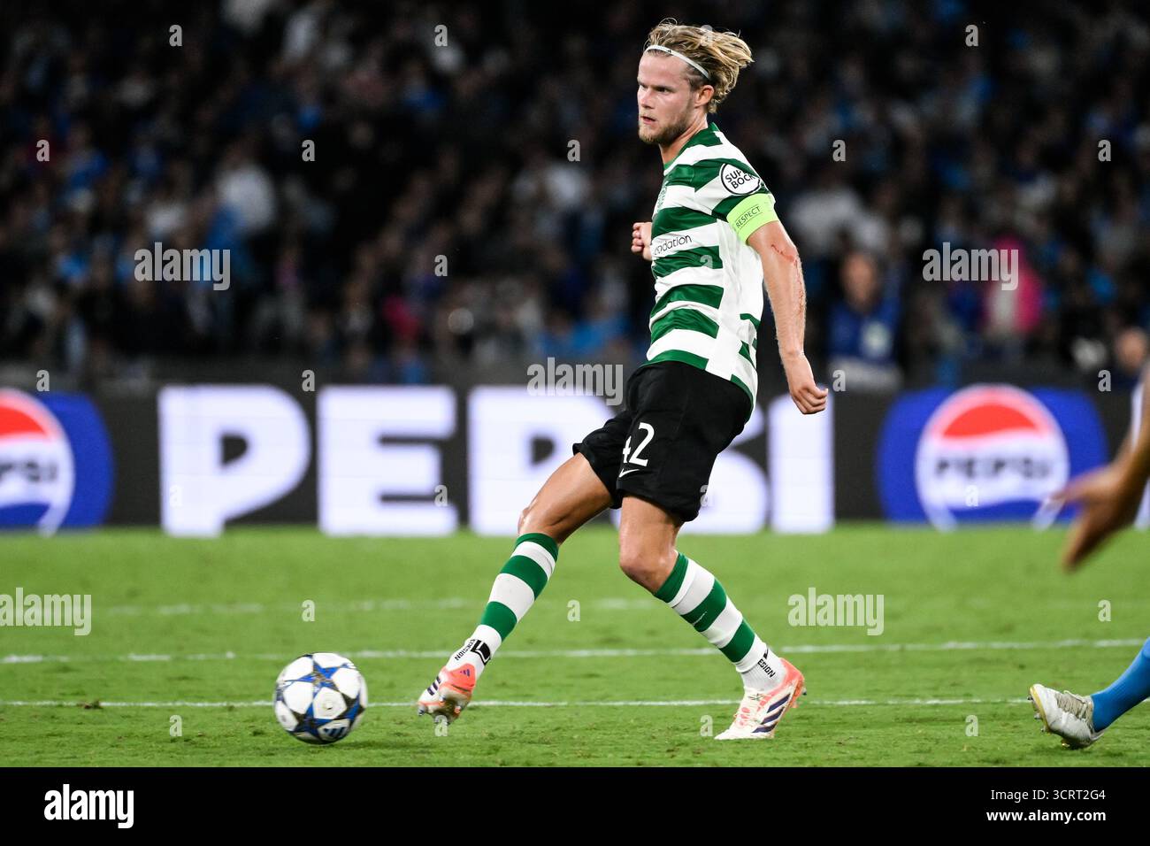 Morten Hjulmand of Sporting CP in action during the UEFA Champions ...