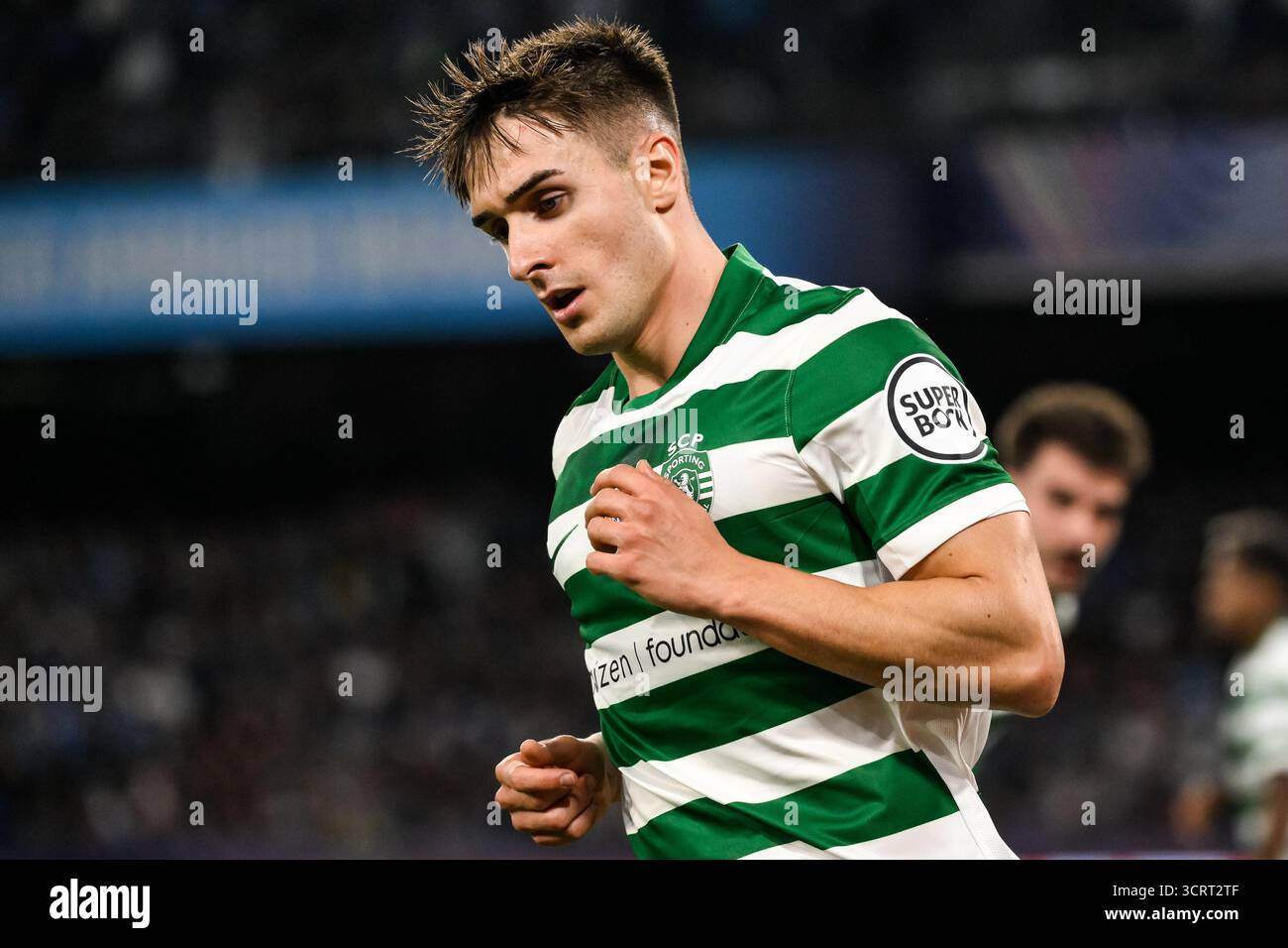 Ivan Fresneda of Sporting CP in action during the UEFA Champions League ...
